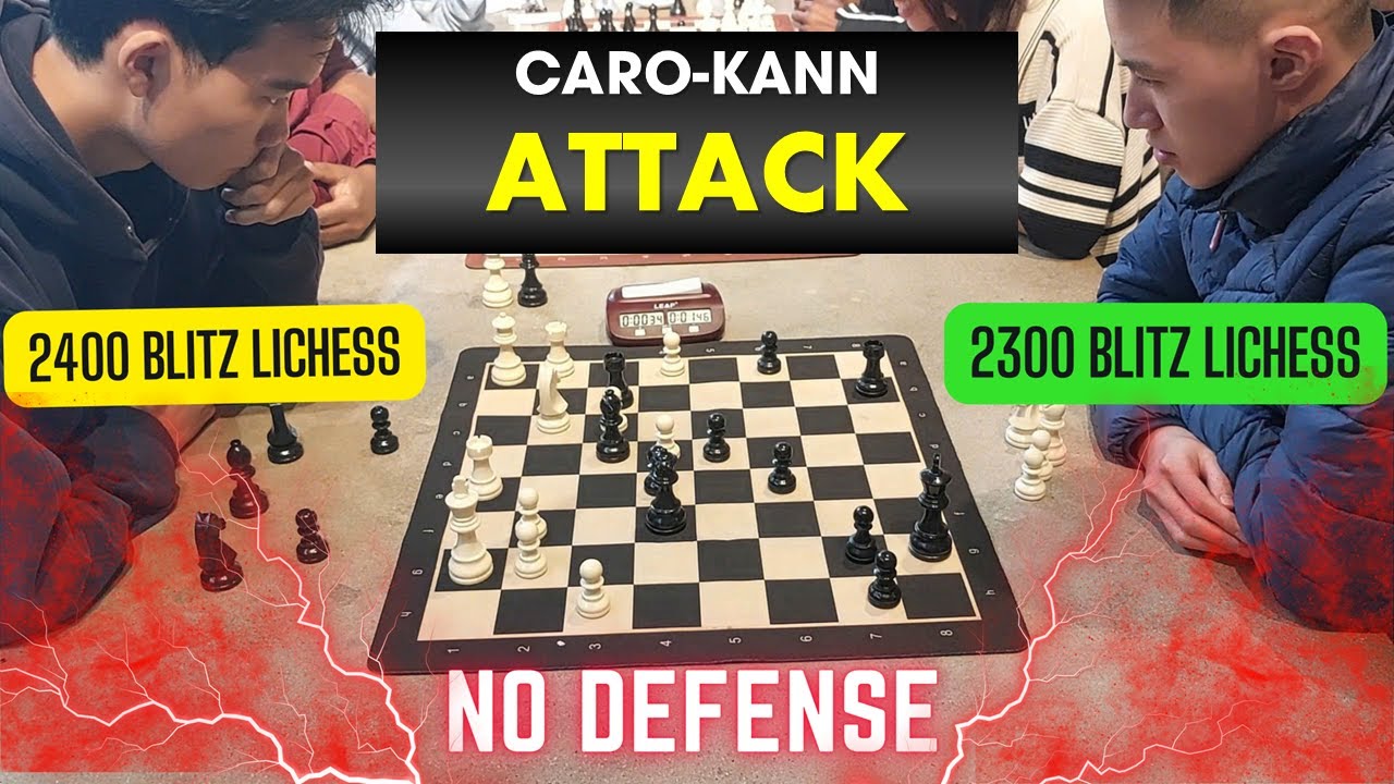Caro Kann Attack! Epic Street Chess Battle #streetchess # ...