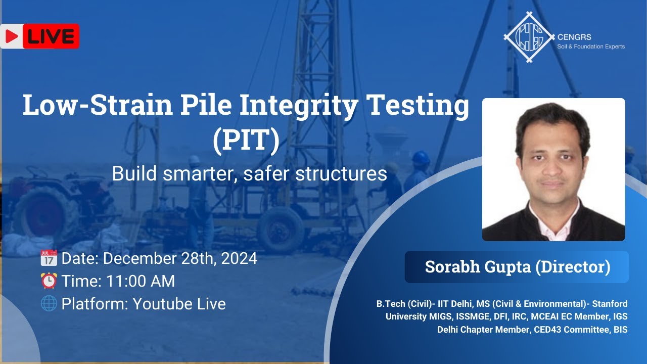 Low-Strain Pile Integrity Testing (PIT) - YouTube