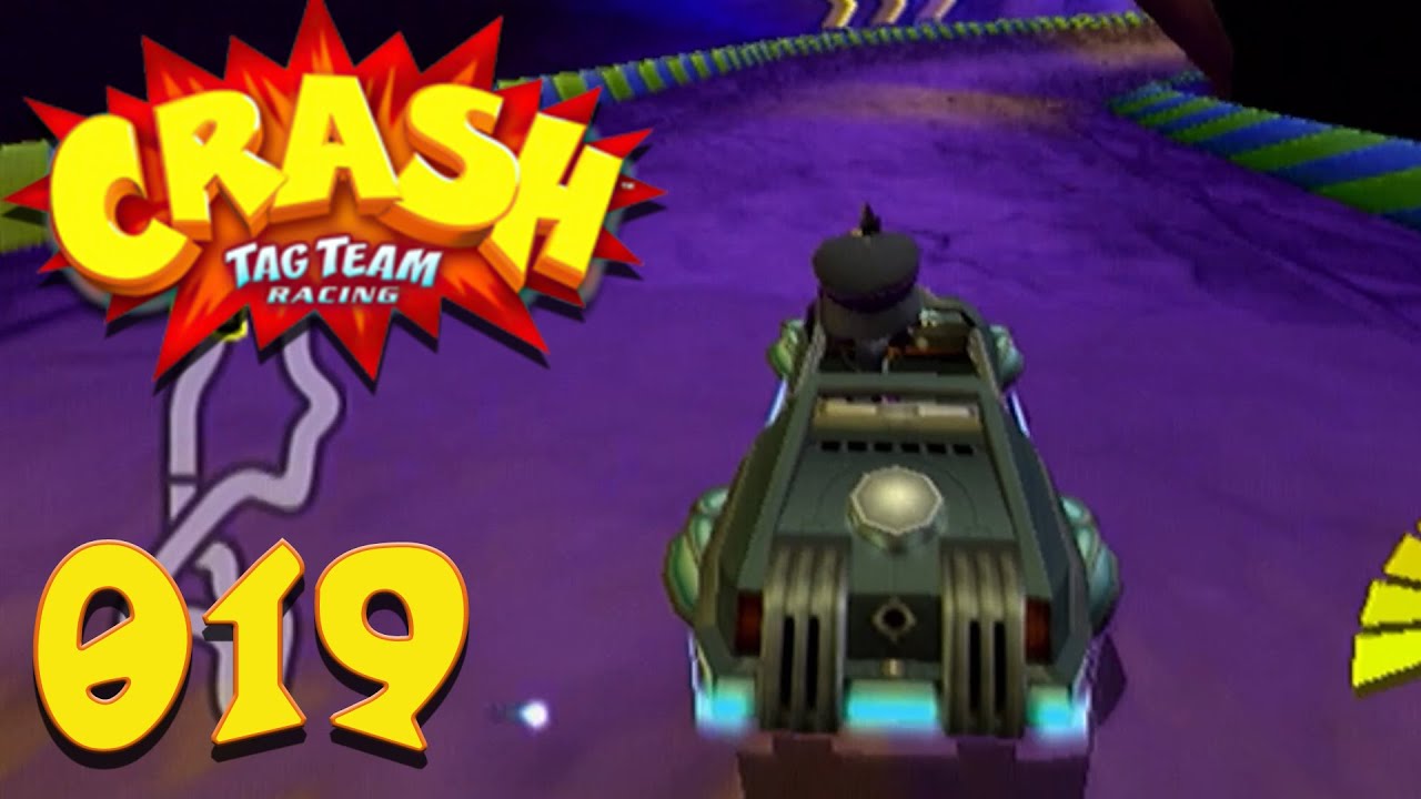 Cortex und sein DeLorean #19 Crash Tag Team Racing - YouTube