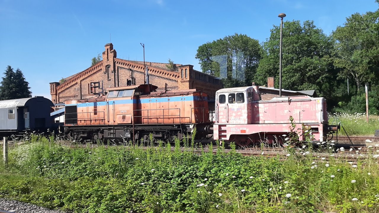 Einmal Seeland bis zum Harz bitte. Nachterstedt - Hoym - Aschersleben ...