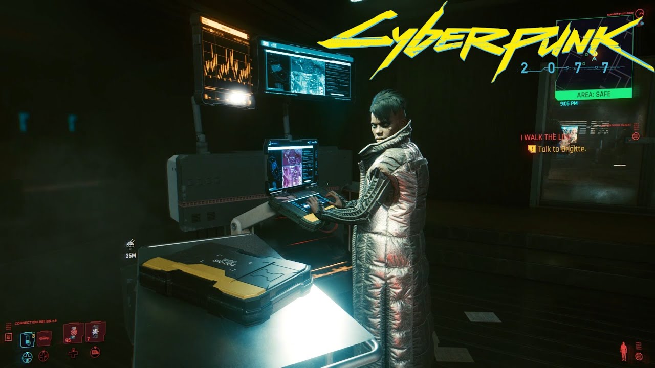 Cyberpunk 2077 - V Meets Brigitte 1080p - YouTube