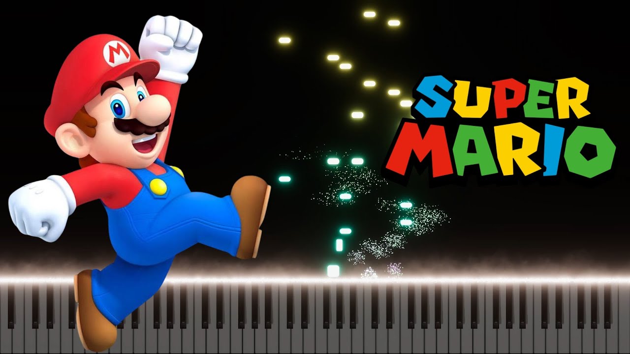 Super Mario Theme Song - played on Piano - YouTube