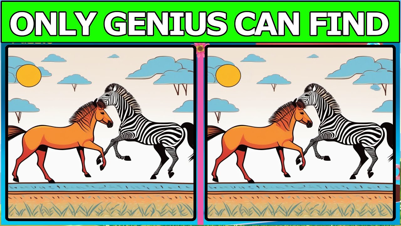 Can You Spot the Three Differences? - Challenging Visual Puzzle Game ...