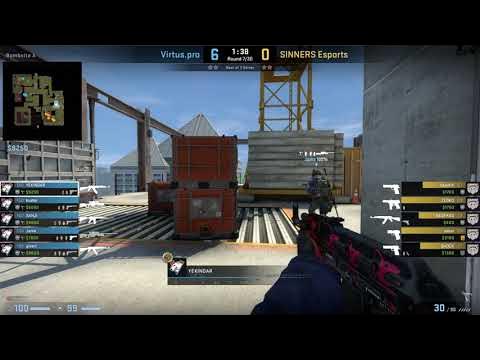 CS:GO POV Demo Virtus.Pro YEKINDAR (27/12) vs Sinners (de_vertigo) - YouTube