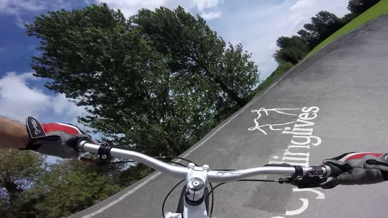Fat Bike on Preston BMX Track - YouTube