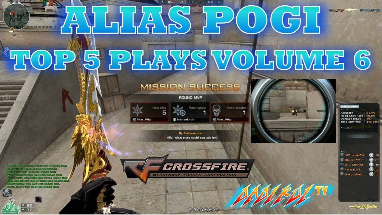 Alias Pogi Top 5 Plays Volume 6! Crossfire Philippines! - YouTube