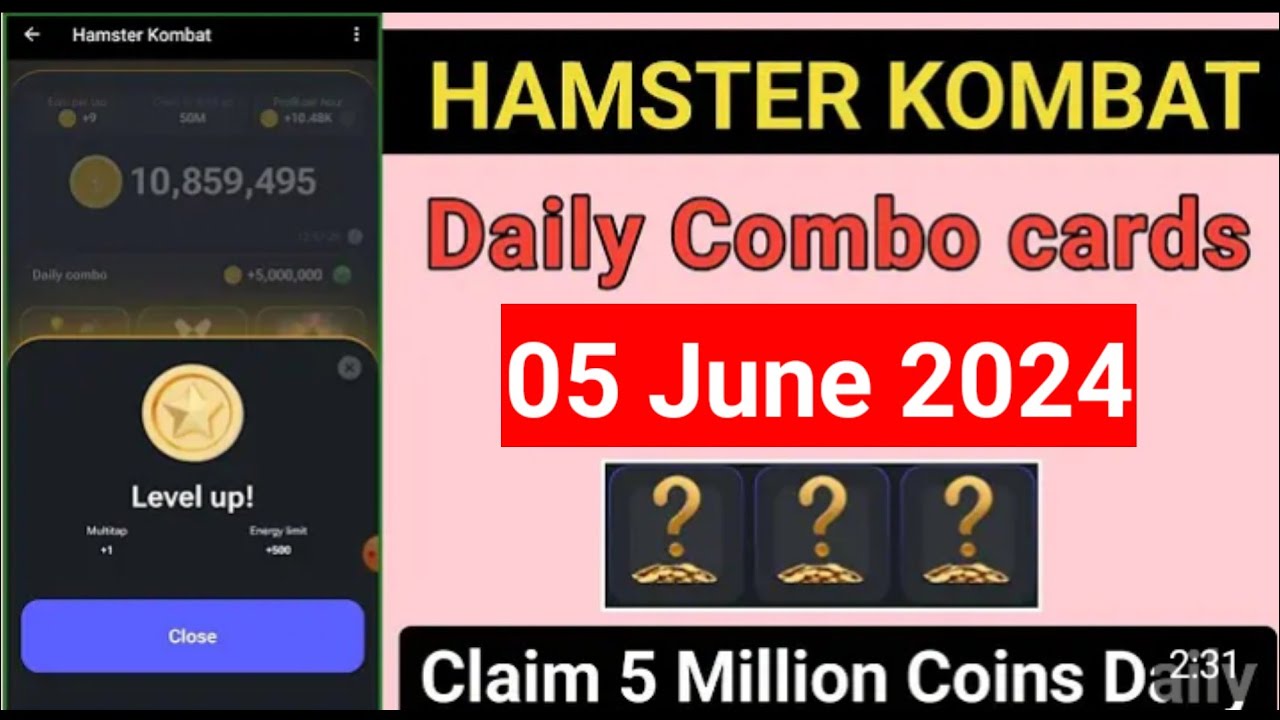 hamster kombat today combo cards| 5 june hamster kombat today combo ...