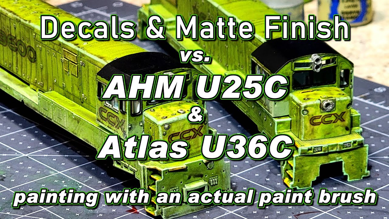 Matte Finish Atlas U36C AHM U25C - YouTube