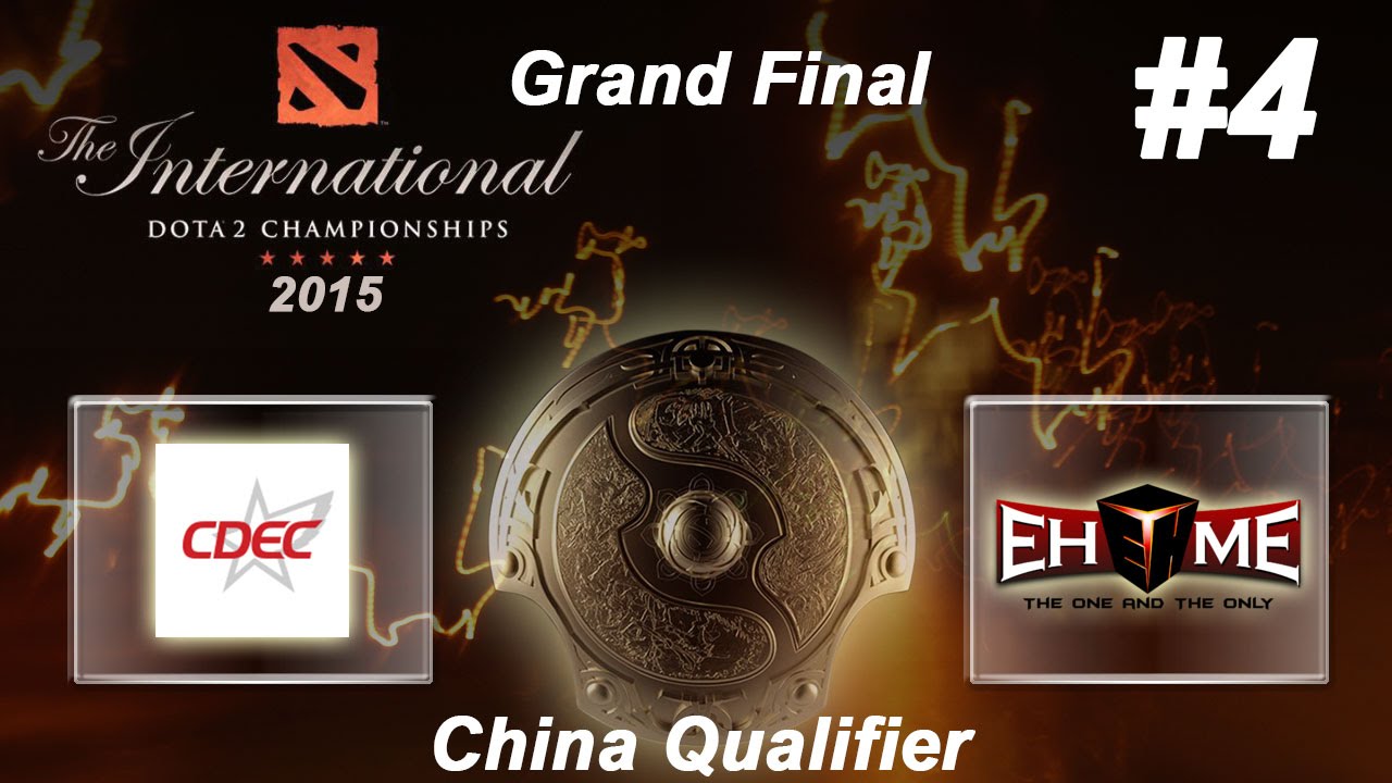 CDEC Gaming vs Ehome game 4 Grand Final - Dota 2 The International 5 ...