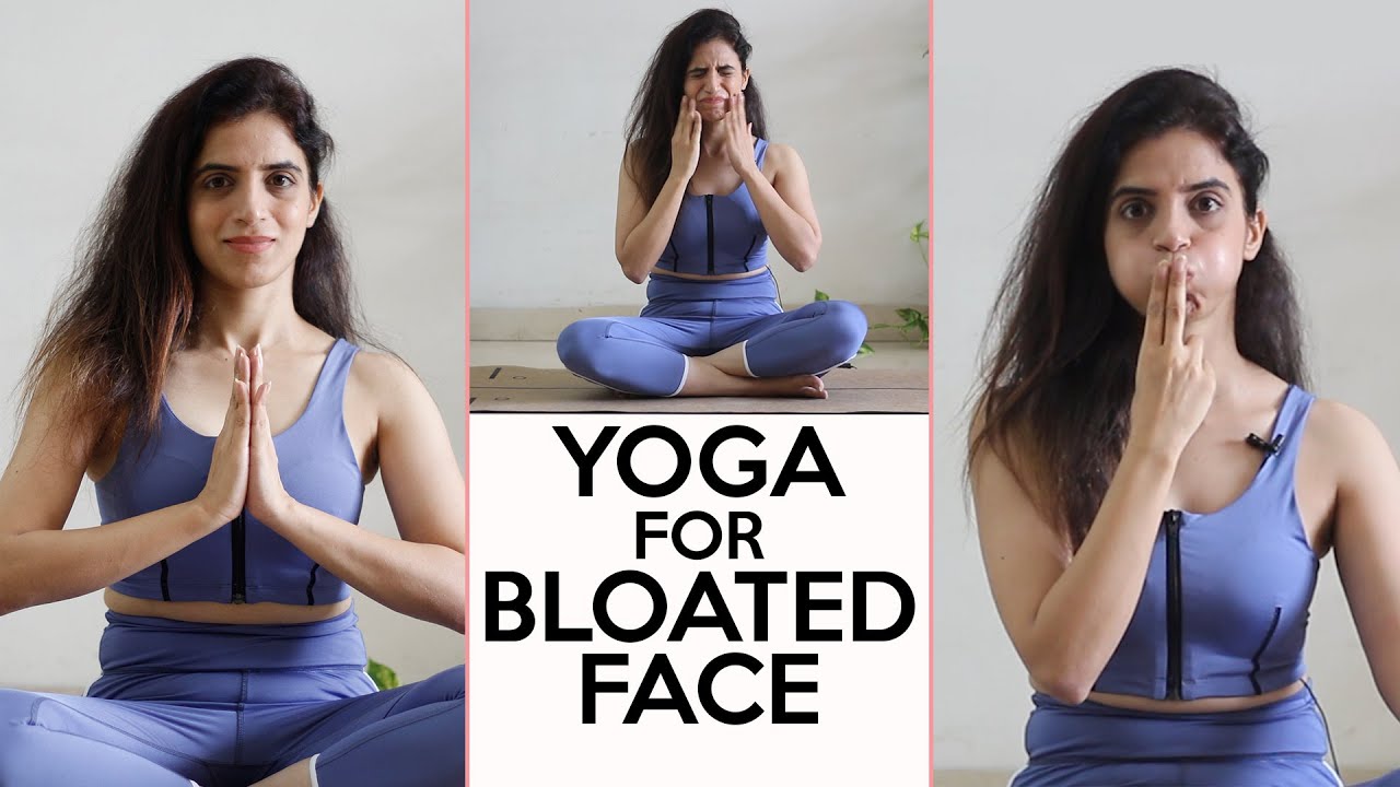 Face Yoga for bloating | Easy Asanas for Bloated Face | Yoga with Mansi Gulati | Fit Tak - YouTube