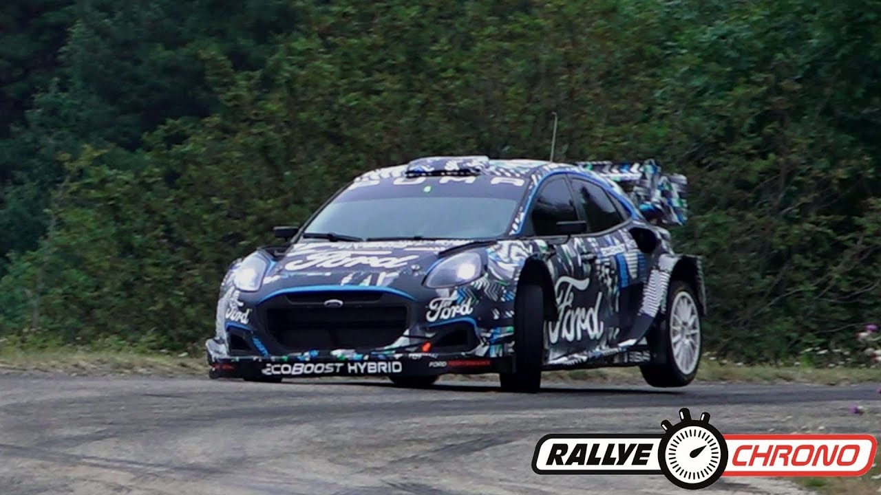 Test New HYBRID Ford Puma Rally1 WRC 2022 - Adrien Fourmaux ...