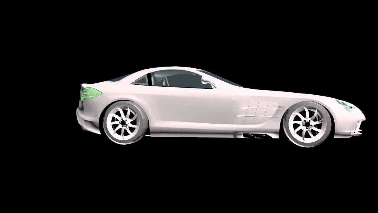 Mercedes and McLaren car animation - YouTube