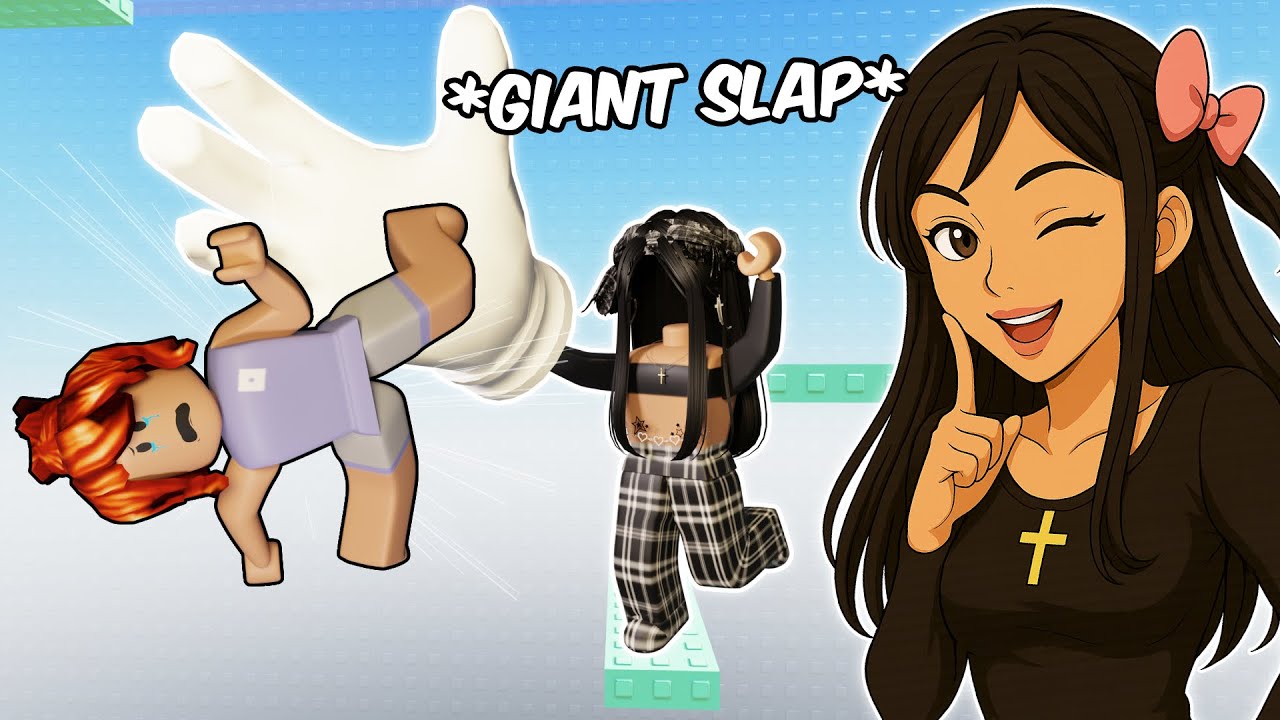 BEATING PLAYERS WITH GIANT SLAP IN SLAP OBBY - YouTube