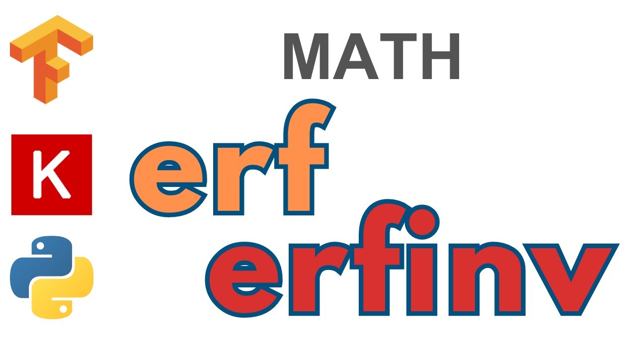 73: erf | erfinv | TensorFlow | Tutorial - YouTube