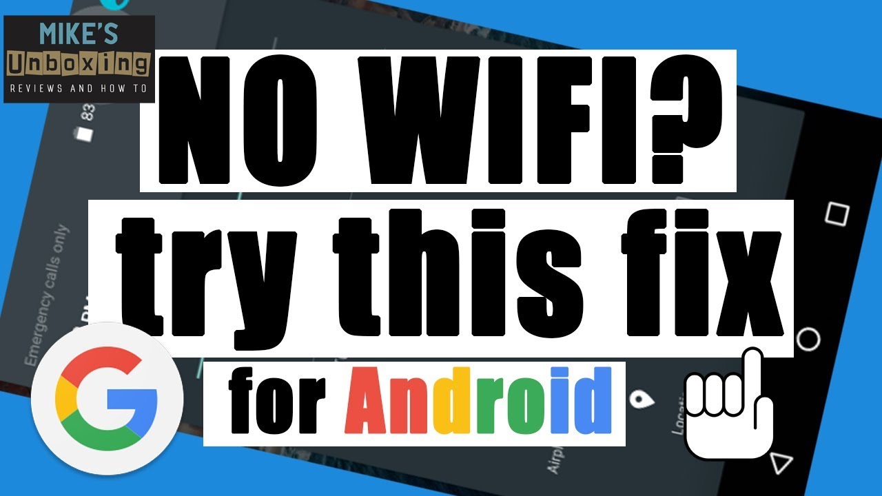 Fix NO WIFI Or Wireless Connection On Android Phones & Devices - YouTube