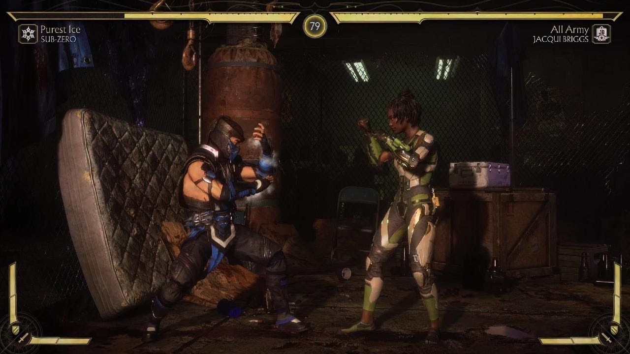 Mortal Kombat 11 sub zero fight - YouTube