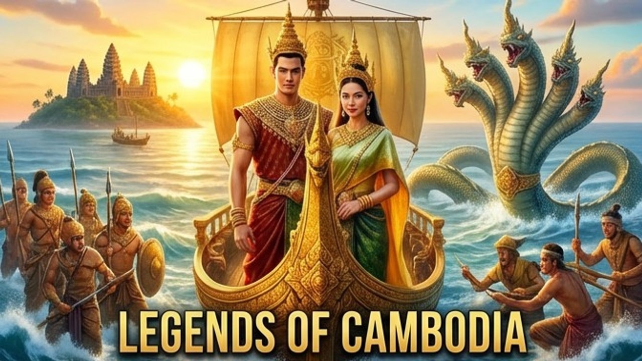 The Sacred Birth of Cambodia | Preah Thong's Divine Destiny - YouTube