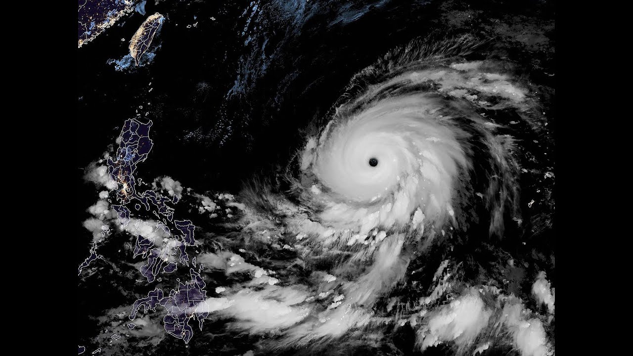 Super Typhoon Mawar Track - YouTube