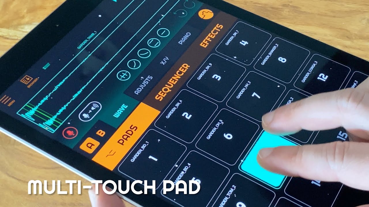 Multi-Touch Pads in Dawnbeat - YouTube