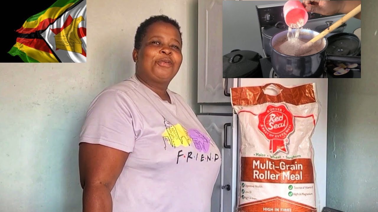 How to cook the healthy brown sadza in Zimbabwe. - YouTube