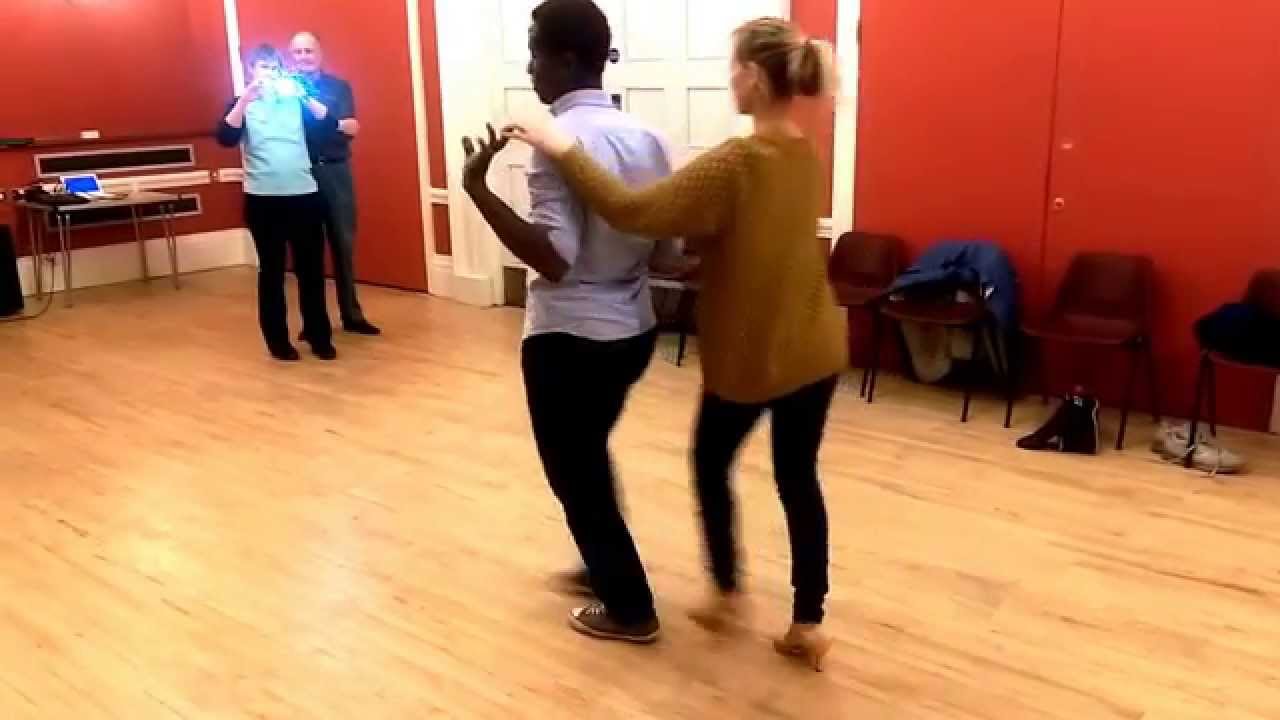 Kwad & Laura salsa turn patterns 080115 - YouTube