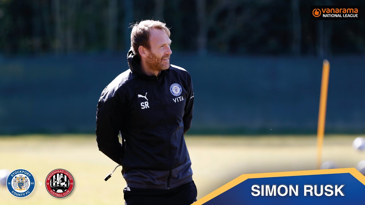 Simon Rusk Match Preview | County V Maidenhead | National League - YouTube