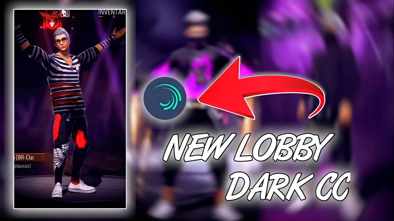 NEW LOBBY DARK GLOW HD QUALITY CC ALIGHTMOTION FF XML || NEW TREND FF 😊 ...