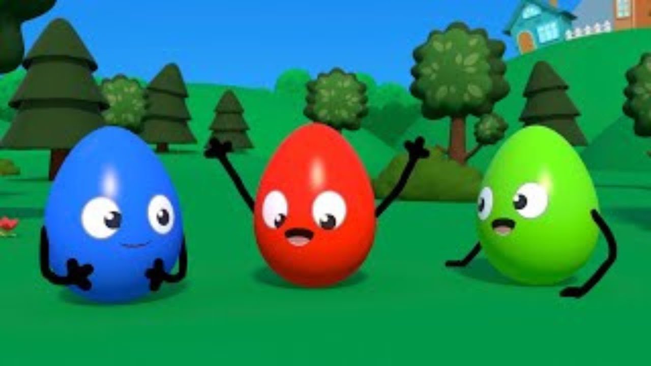 Colored Eggs crashed Kote Kitty's Car - Kote Kitty Eggs cartoon for ...