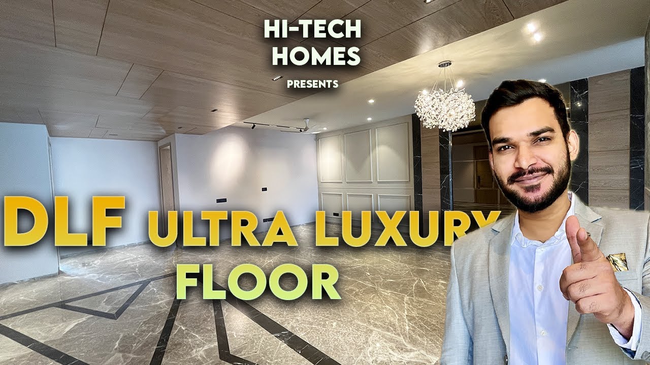 Ultra Luxury Floor on DLF Golf Course Road | HI-Tech Homes - YouTube