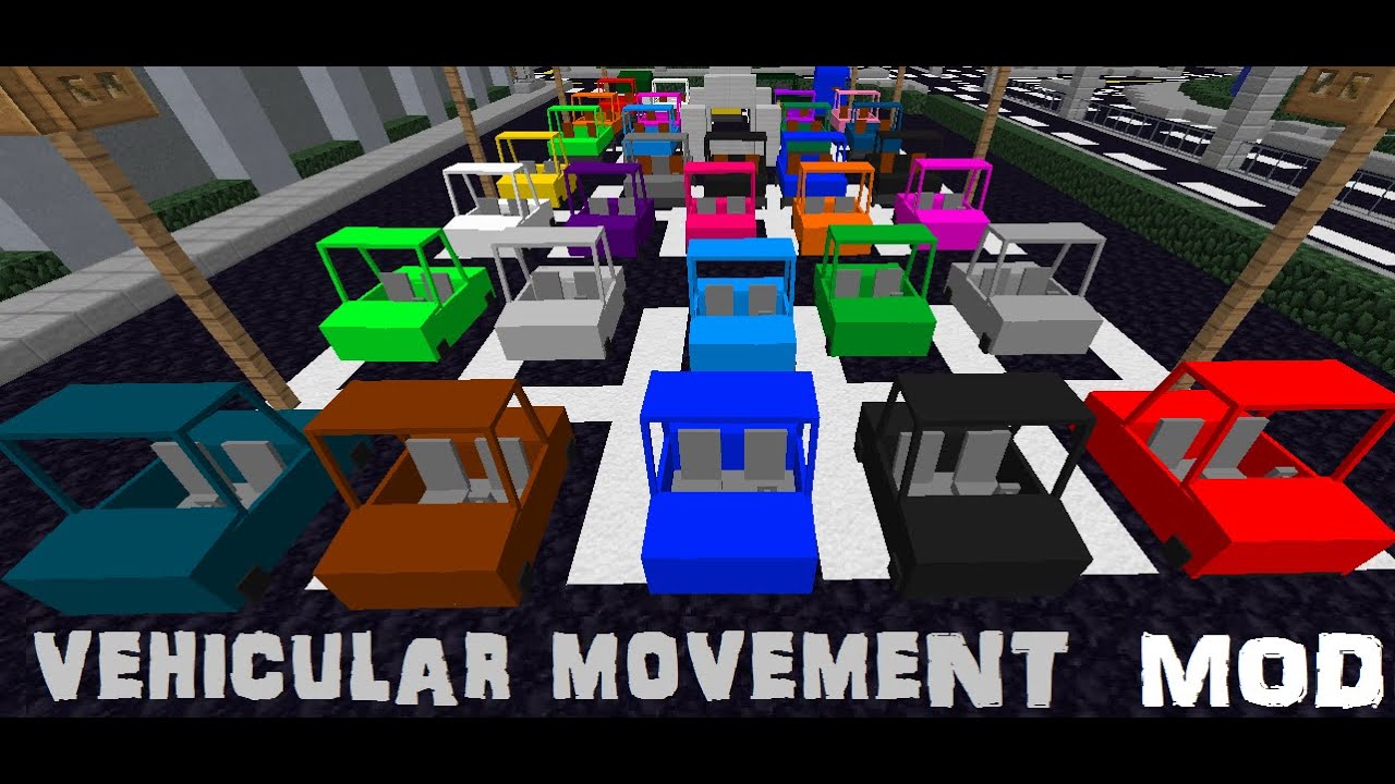 Minecraft: Mod Showcase: CARROS MANEIROS (Vehicular Movement Mod) - YouTube