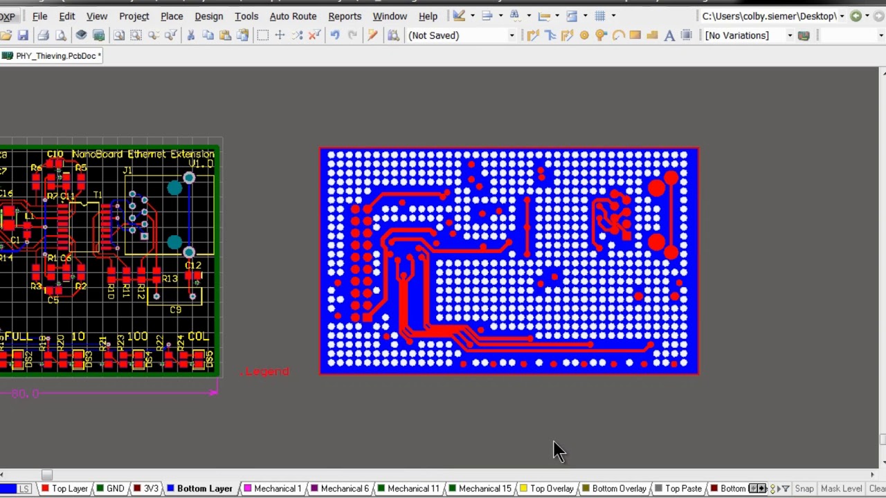 Via Stitching for advanced copper thieving venting patterns - YouTube