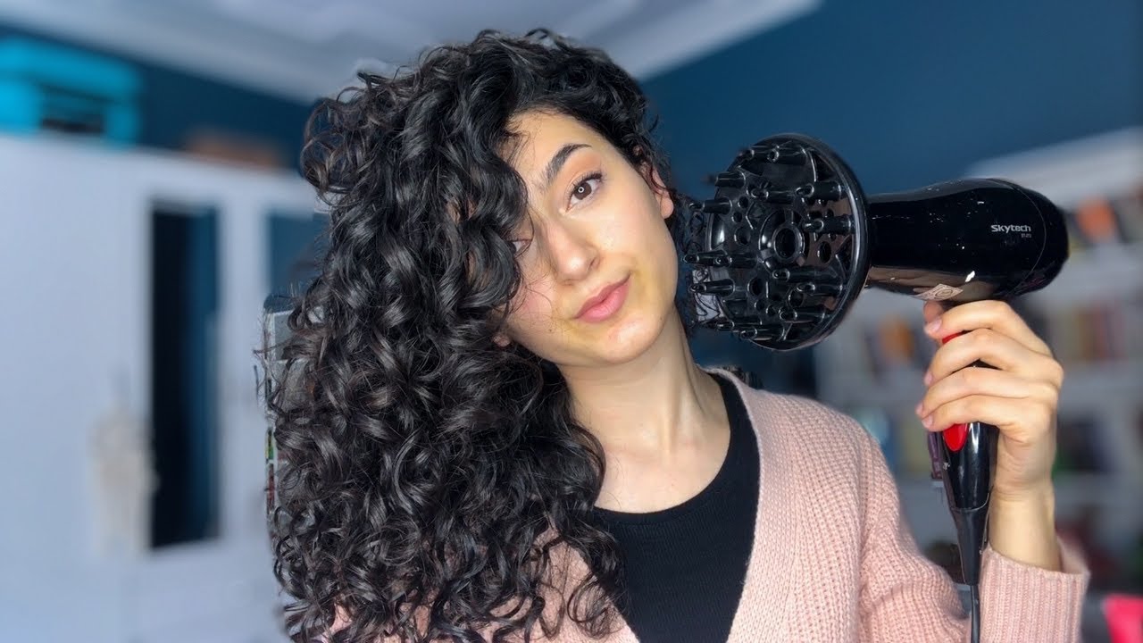 Uzun Kıvırcık Saç Nasıl Kurutulur Vigo Kullanımı Youtube