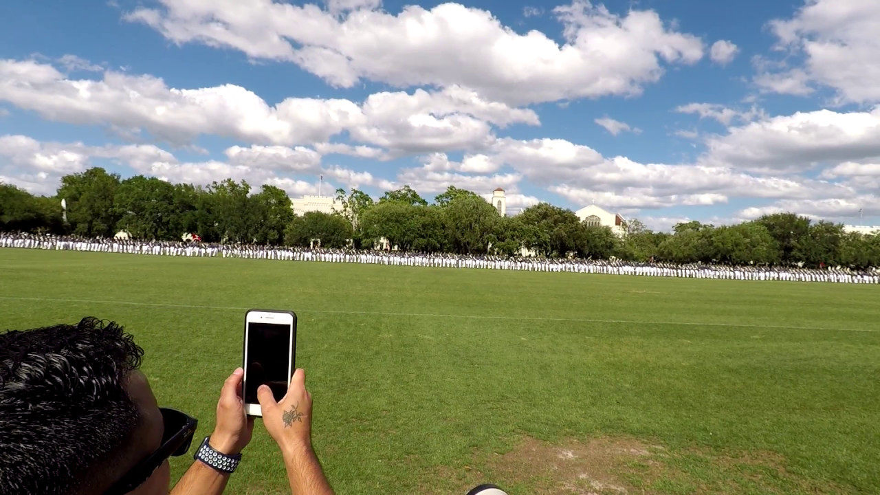 The Citadel Class of 2017 Long Gray Line - YouTube