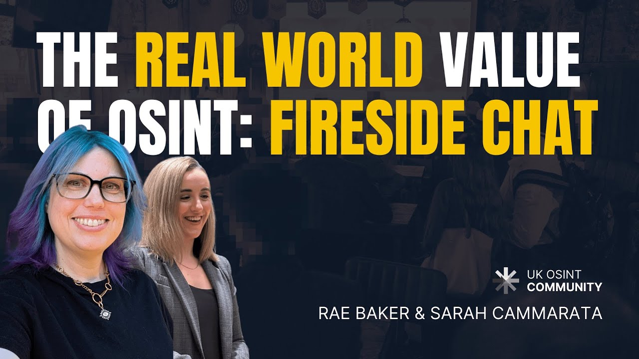 Mastering OSINT with Rae Baker: AI, Maritime Intelligence & Analyst ...