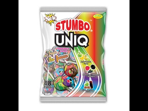 New And Incredible Stumbo UNIQ Assorted Flavoured Lollipops! Triple The ...