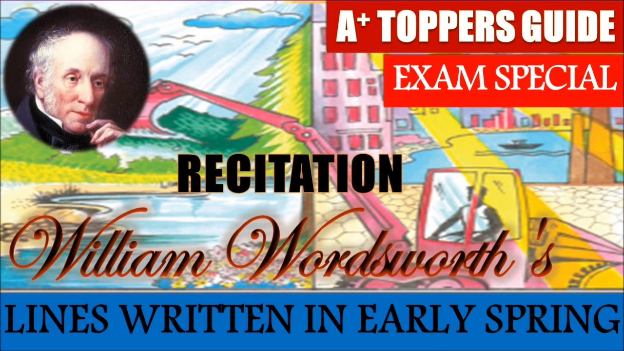 Poem Recitation : 'Lines Written in Early Spring' by William Wordsworth ...