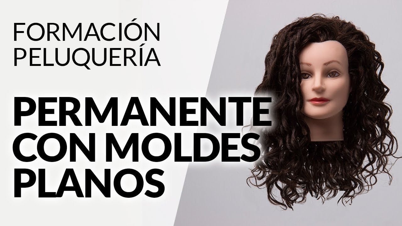 Permanente de cabello largo - Moldes planos - YouTube