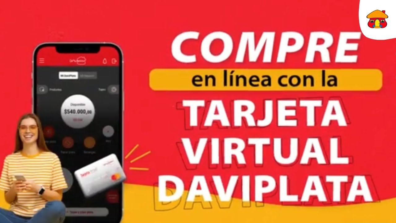Tarjeta Virtual DaviPlata | Banco Davivienda - YouTube
