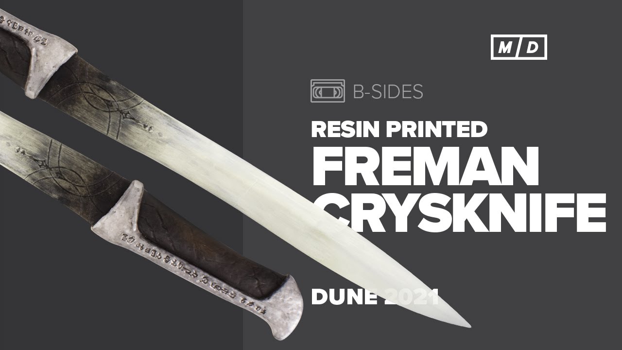 Dune 2021 Crysknife 3D Printed Replica | B-Sides - YouTube