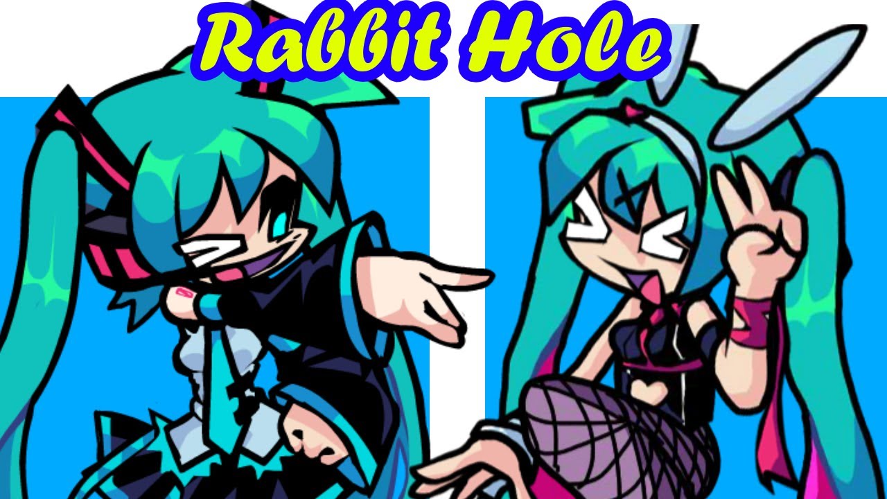 Friday Night Funkin' RABBIT HOLE ラビット ホール | Hatsune Miku Vs Boyfriend ...