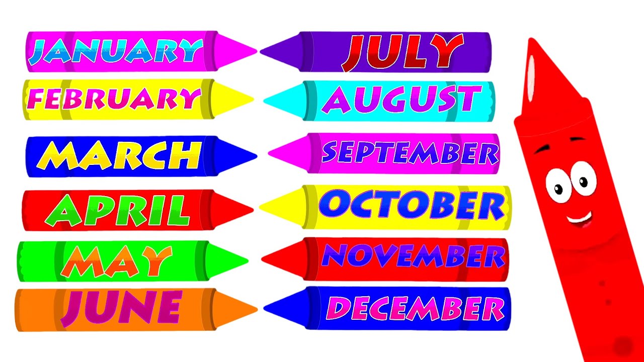 Months Of The Year, Days Of The Week + More Kids Learning Videos and ...