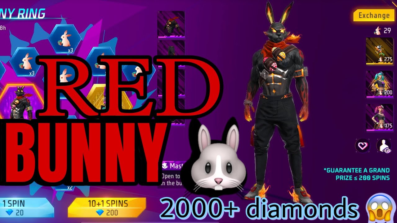 2000 diamonds west 😔!! Bunny 🐰 bundle event - YouTube