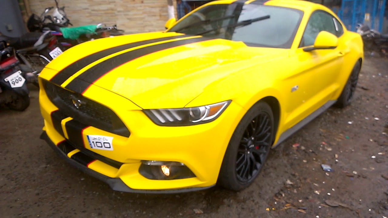 Ford GT Mustang in Pune. USE HEADPHONES 🎧 - YouTube