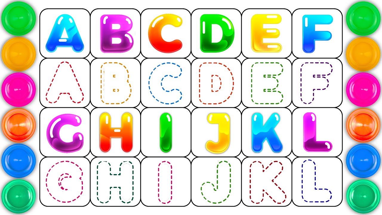 Let's trace & write uppercase ABCDE for preschool toddlers and kids ...