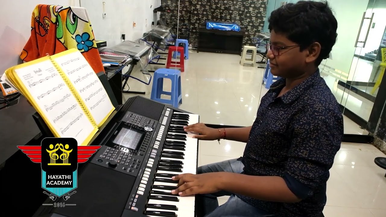 Srivalli song played by our student Lalith Adithya | Hayathi Academy ...