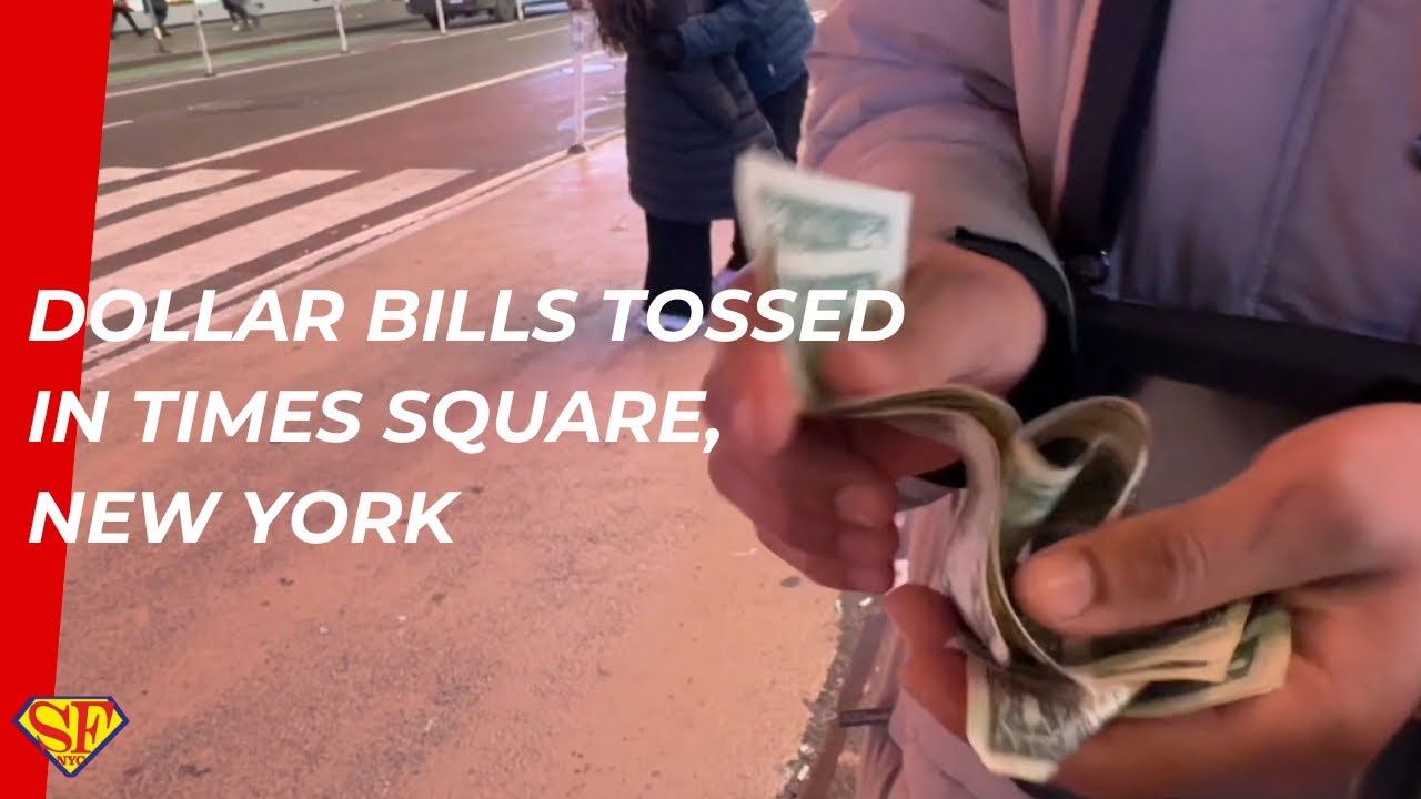 Only in New York: MONEY, MONEY, MONEY - Dollar Bills Tossed from a Car ...