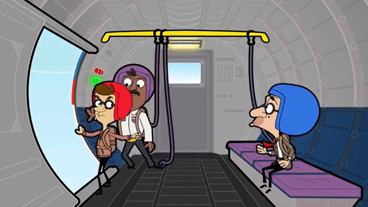 SKYDIVING BEAN! | Mr Bean Cartoon Season 3 | Funny Clips | Mr Bean ...