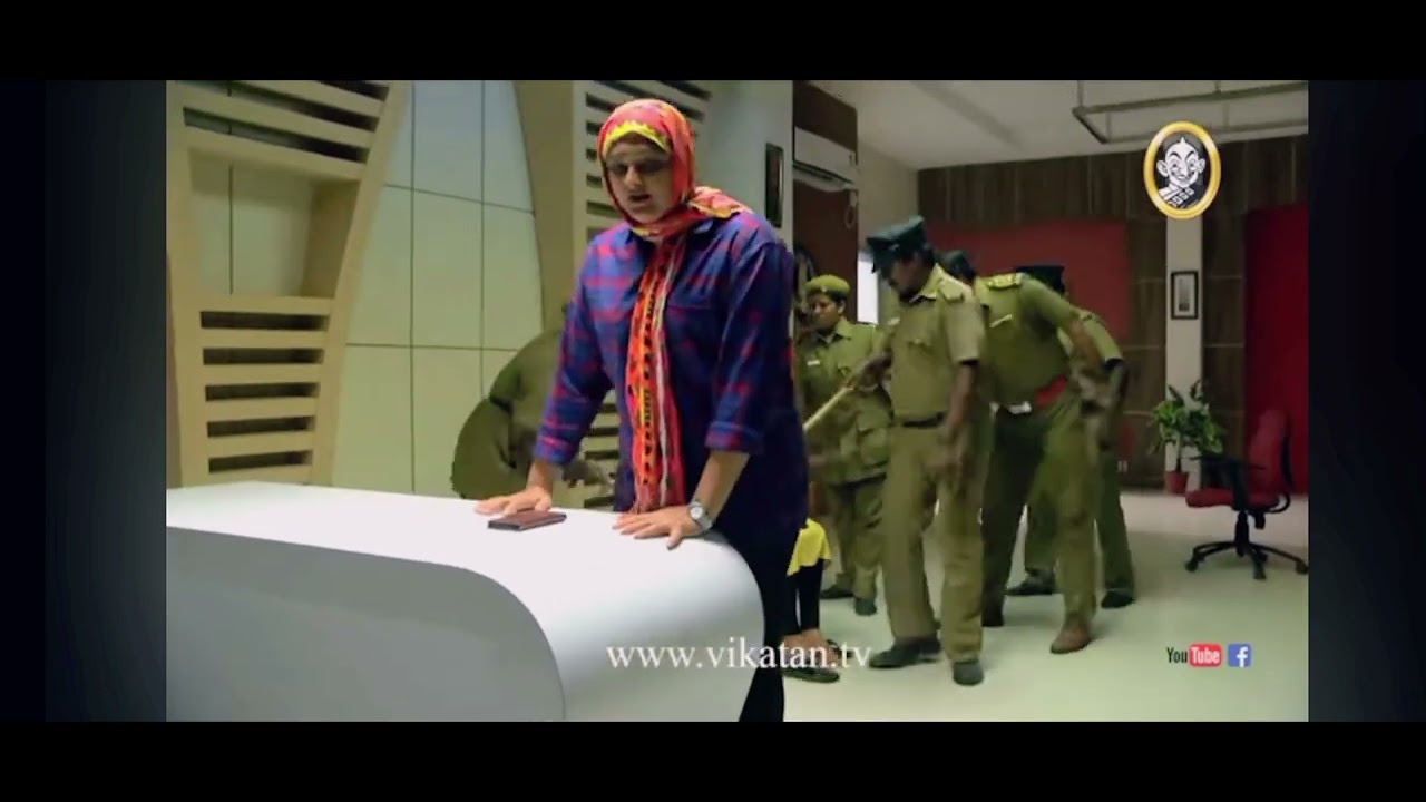 Lady Police lock up beating in Tamil serial - YouTube