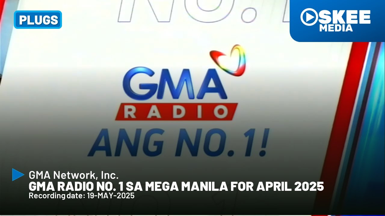GMA Radio - Number 1 For April 2025 Plug [19-MAY-2025] - YouTube