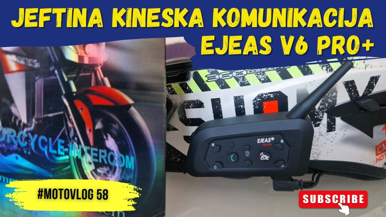 EJEAS V6 Pro+ Intercom System / #motovlog 58 - YouTube